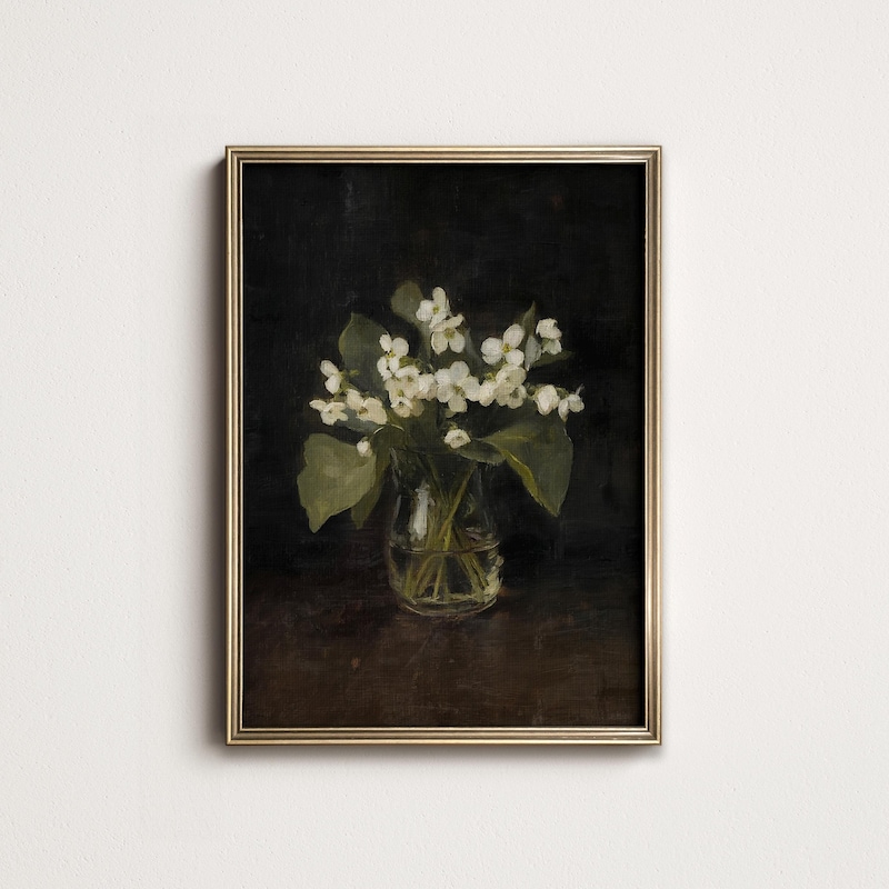 Violets Print With Frame - Etsy