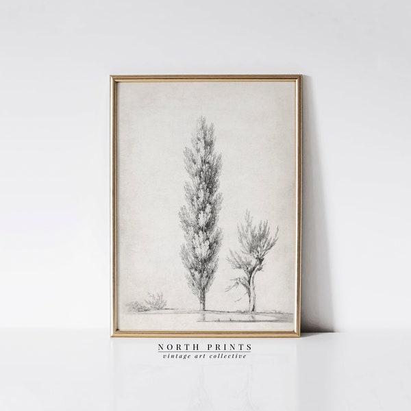 Minimalist Tree Art Digital - Etsy