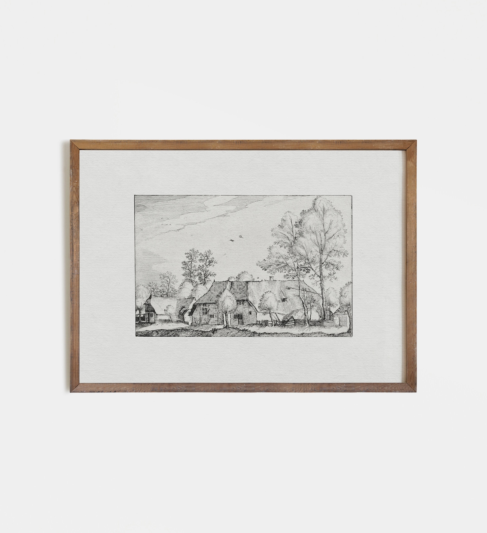 Vintage Landscape Etchings Antique Drawing Collection - Etsy