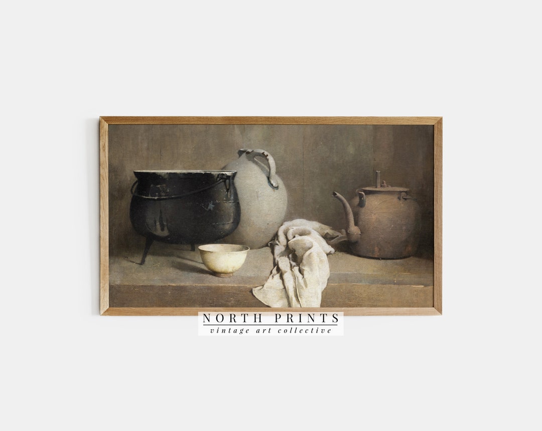 Rustic Farmhouse Still Life Painting: Frame TV Art (digital Download ...