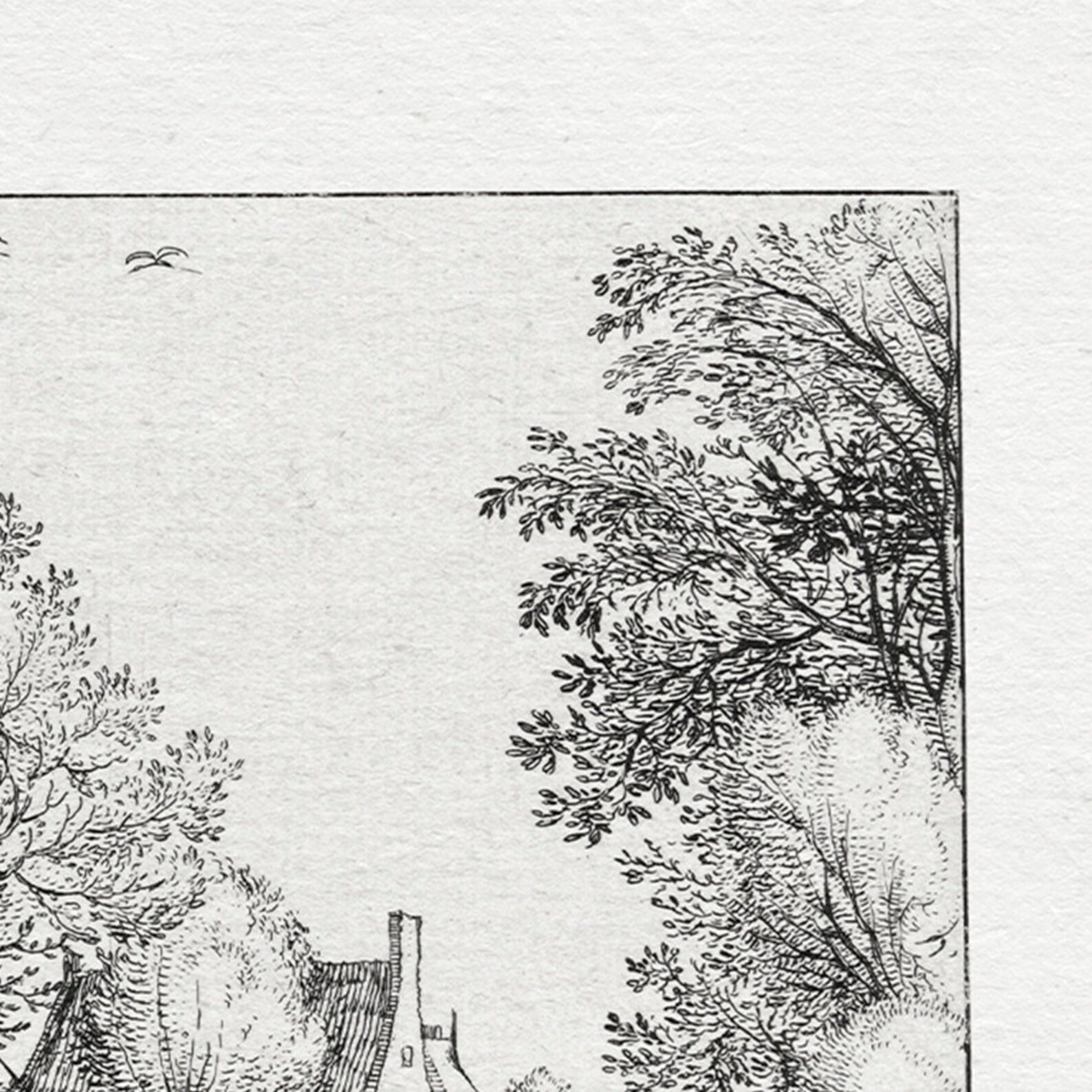 Vintage Landscape Etchings Antique Drawing Collection - Etsy