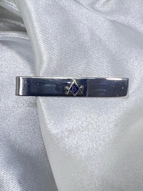 Masonic silver tie - Gem