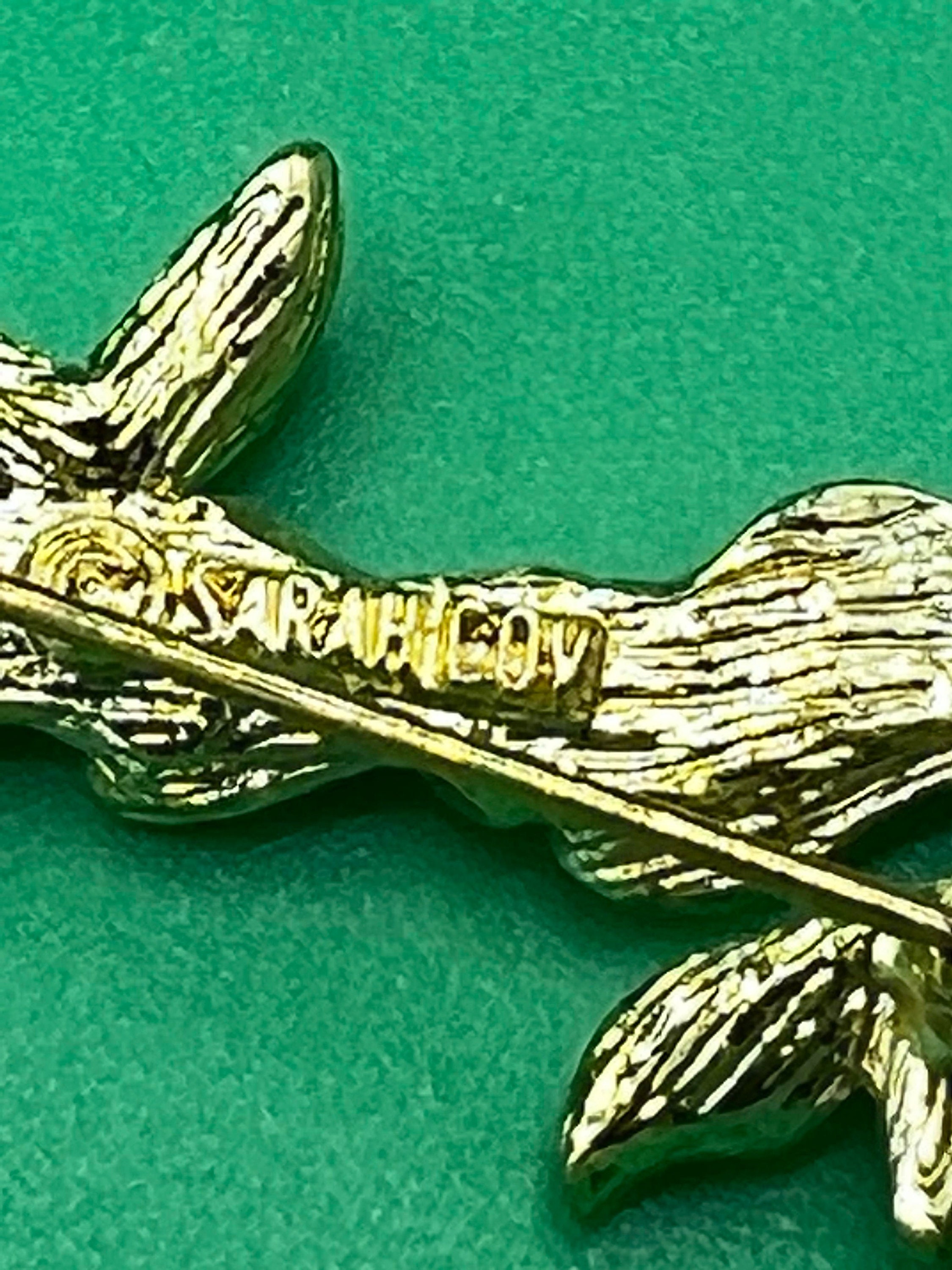 Letter L Brooch Pin Signed Sarah Cov From 1970's - Etsy