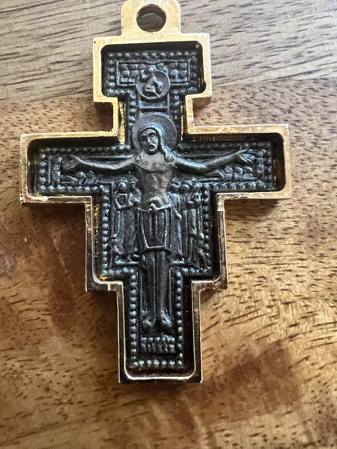 Vintage Orthodox Engraved Crucifix Pendant in Bronze 2'' - Etsy