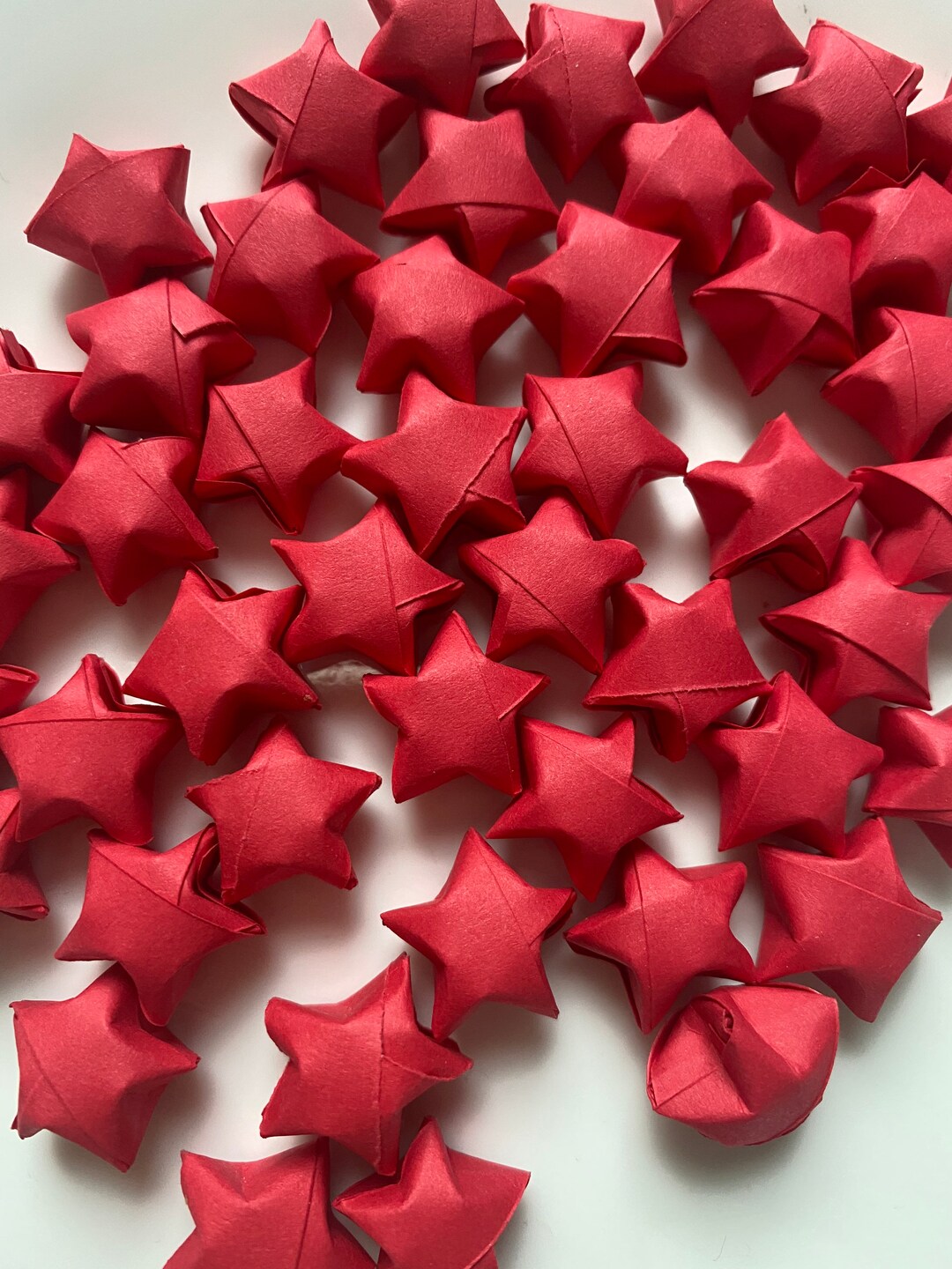 Paper Stars Origami 100 Count Red - Etsy