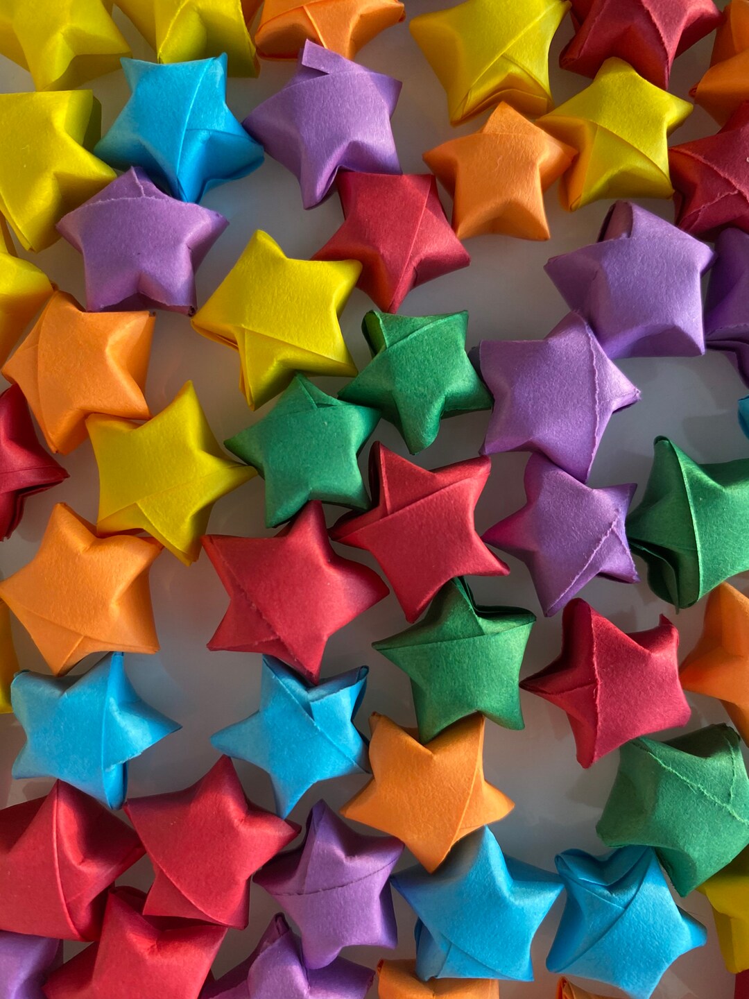 Paper Stars Origami 100 pièces arc-en-ciel - Etsy France