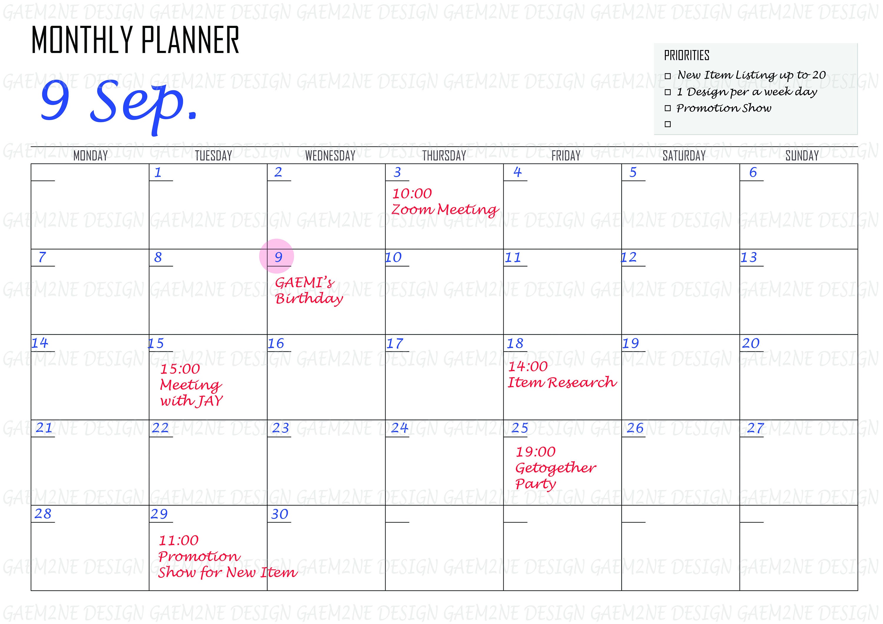 Printable Desk Planner Simple Study Planner Planner Inserts - Etsy