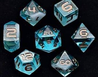 See Through Dice Set - Etsy