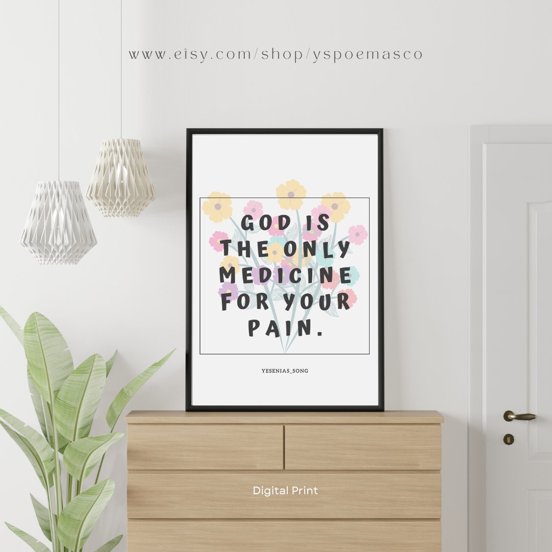 God is Poem Print by Yesenias_song, Printable Digital Downloadable ...