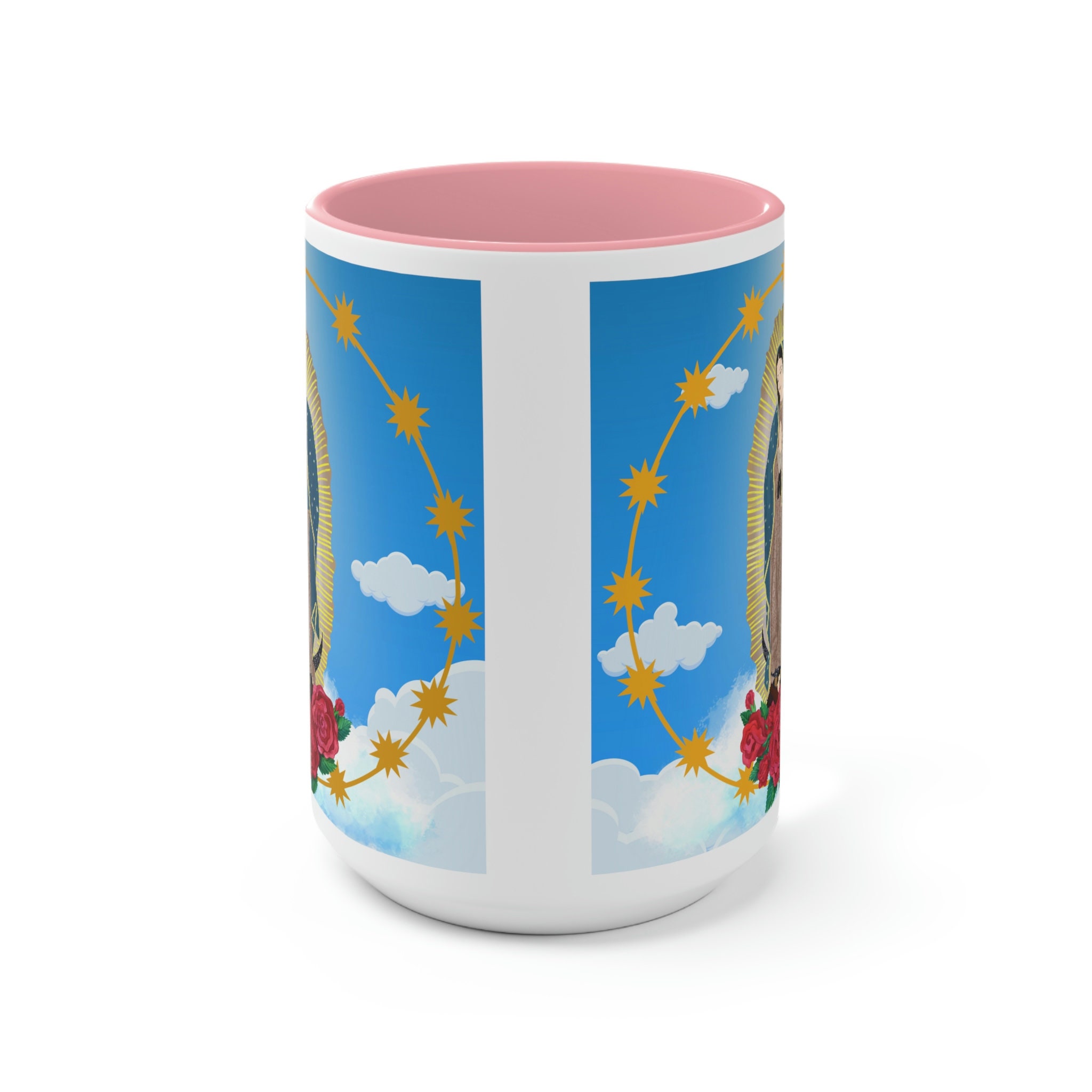Our Lady of Guadalupe Accent Mug, La Virgen De Guadalupe Taza, Taza ...