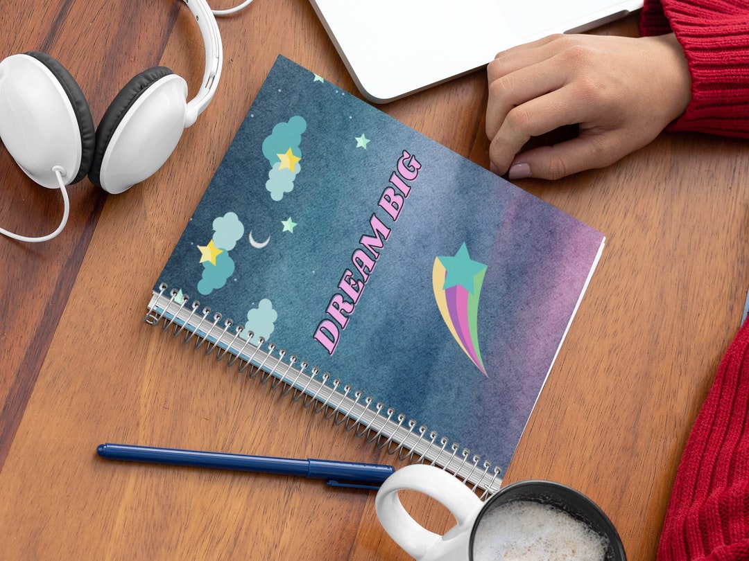 Pastel Dream Big Spiral Notebook Journal - Etsy