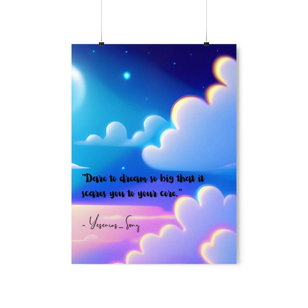 Dreamful Inspirational Quote Premium Matte Vertical Posters - Etsy