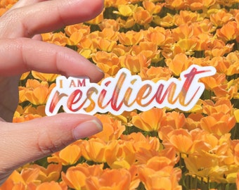 Resilient Decal - Etsy