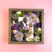 Shadow Box With Real Flowers and Photos, Flower Preservation, Pressed ...
