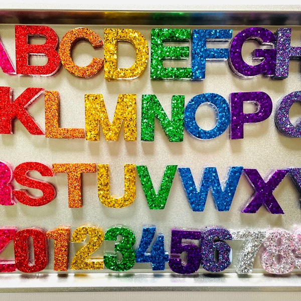 Alphabet Magnets - Etsy
