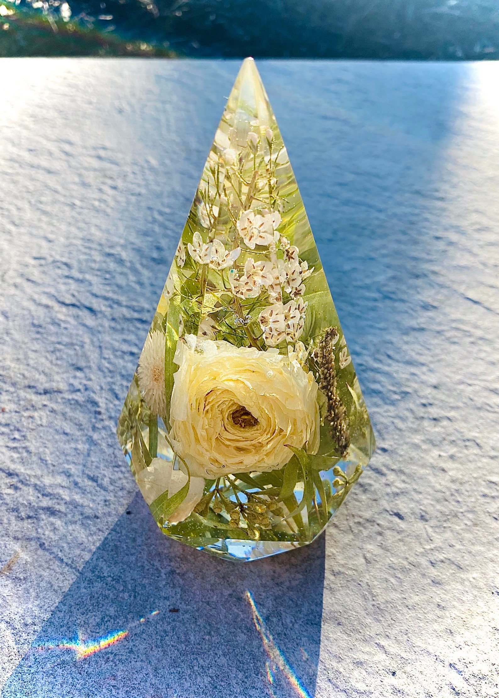 Ring Holder Large With Flowers Ring Holder Cone Wedding - Etsy