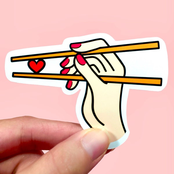 Chopstick Sticker - Etsy