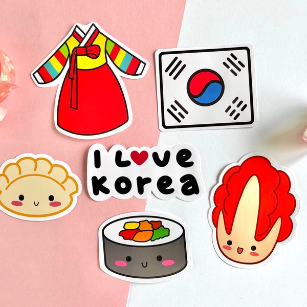 Korean Sticker Journal Set - Etsy