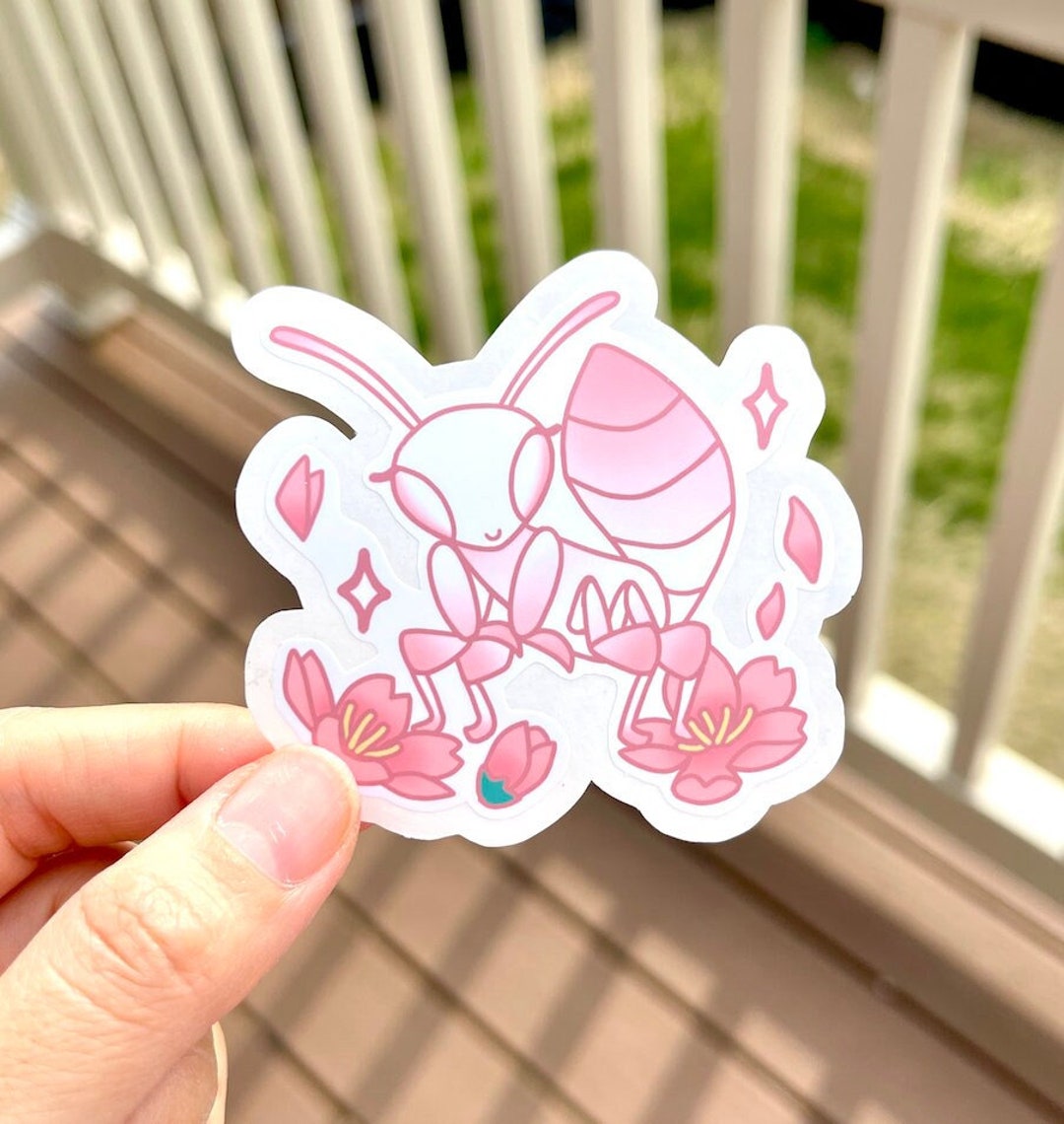 Orchid Mantis Sticker | Die Cut, Bullet Journal, Planner, Laptop ...