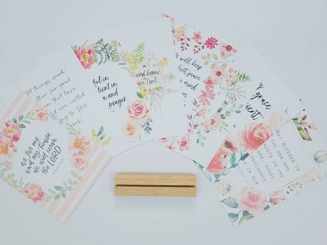 Scripture Cards, Bible Verse Cards, Printable Scripture Cards ...