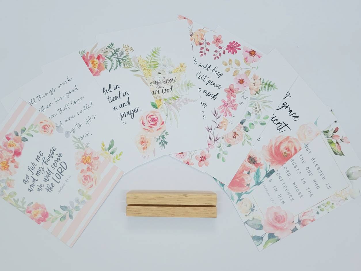 Scripture Cards Bible Verse Cards Printable Scripture Cards - Etsy