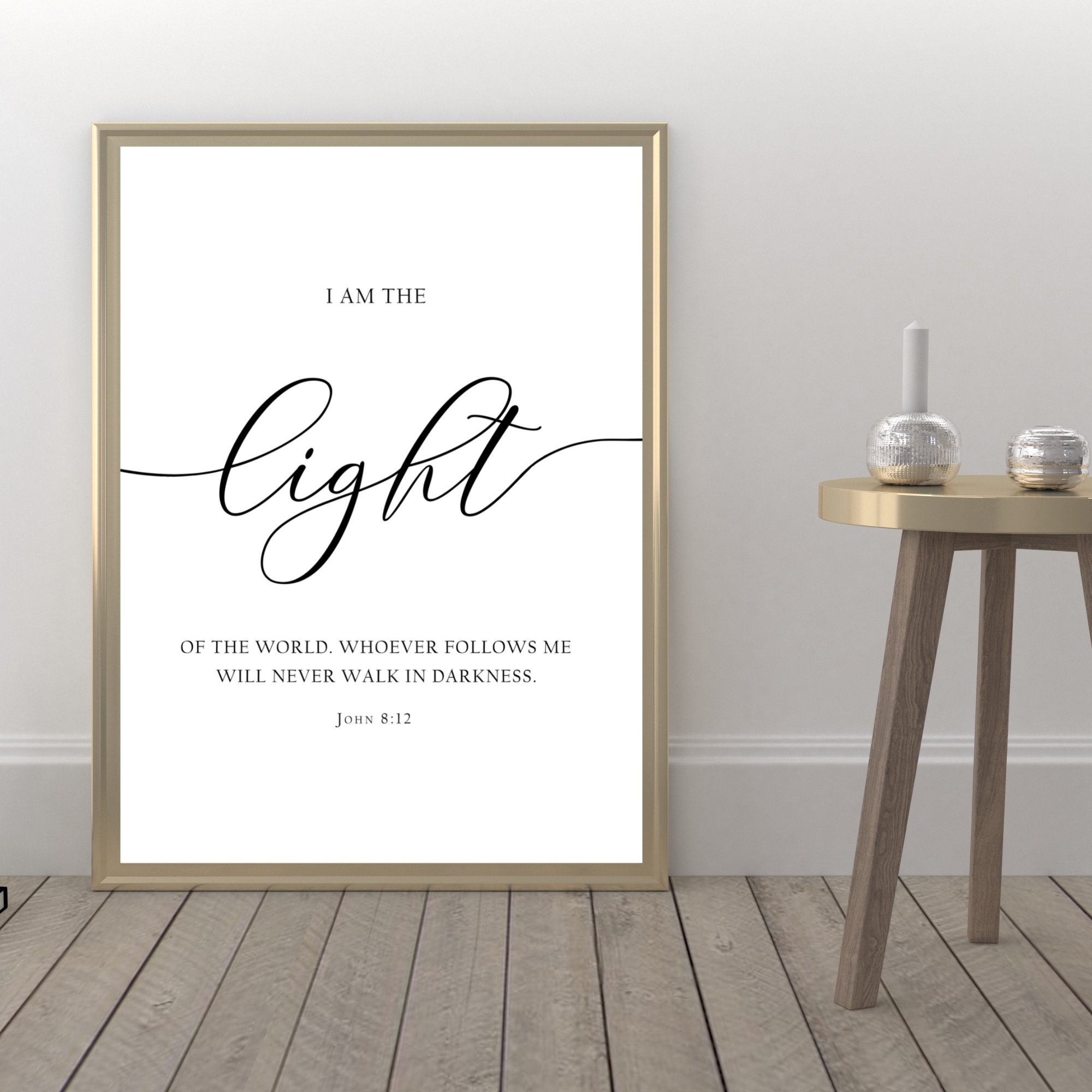 Bible Verse Prints Set of 4 Scripture Prints Prints for - Etsy