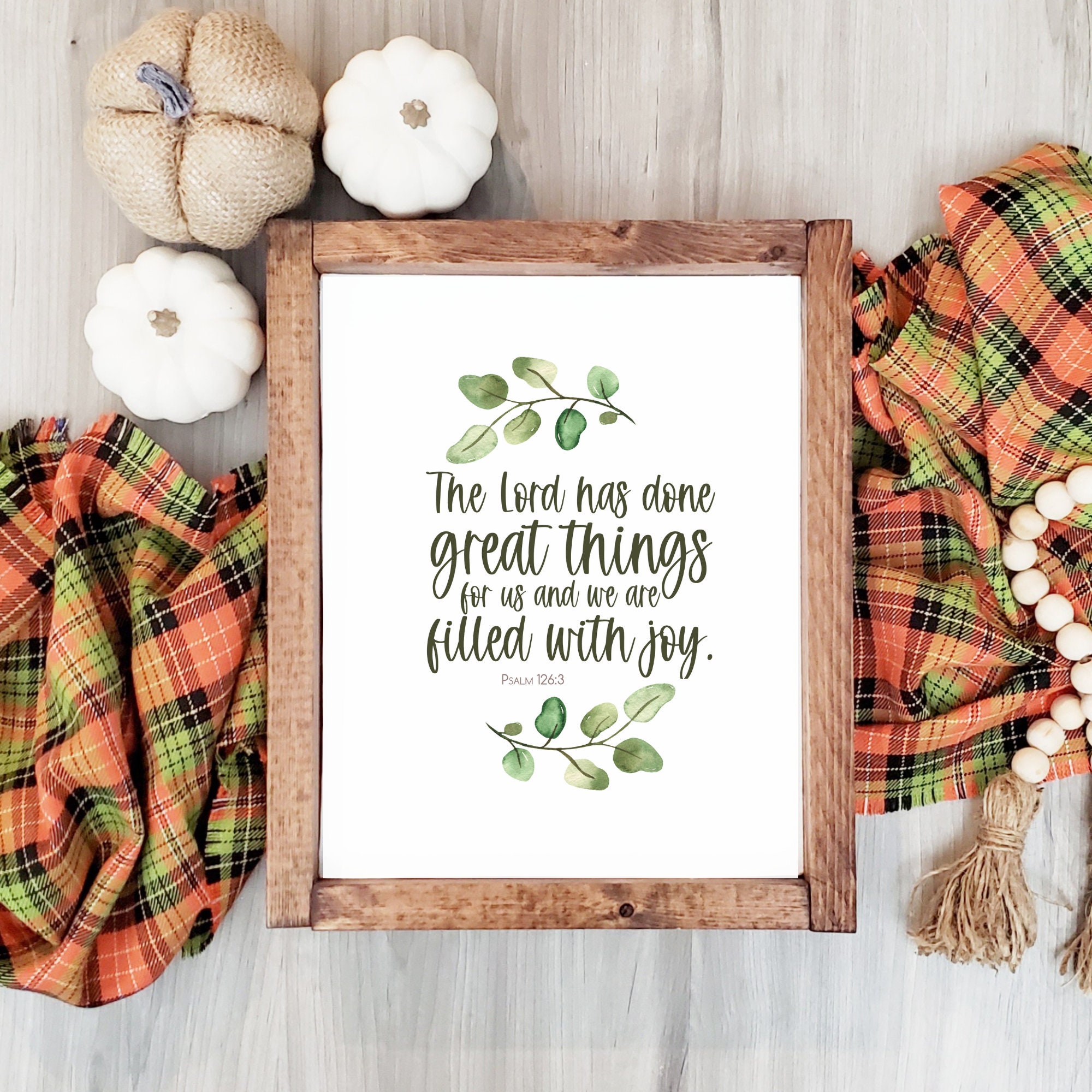 Bible Verse Wall Art, Scripture Wall Art, Farmhouse Scripture Print ...