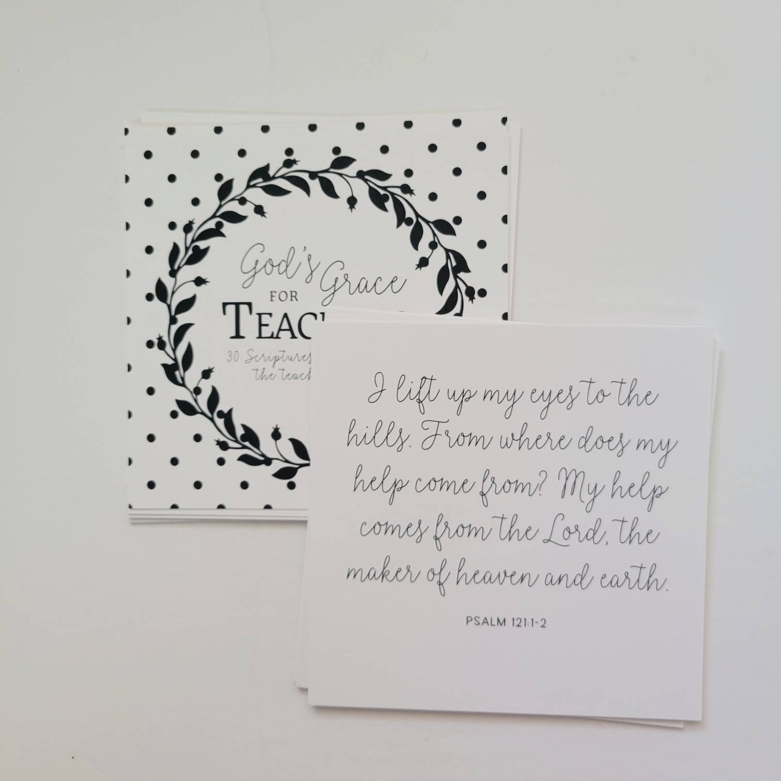 Scripture Cards Teacher Gift Christian Teacher Gift Teacher - Etsy