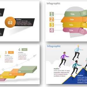 Infographic Powerpoint Slides Bundle 2 - Etsy