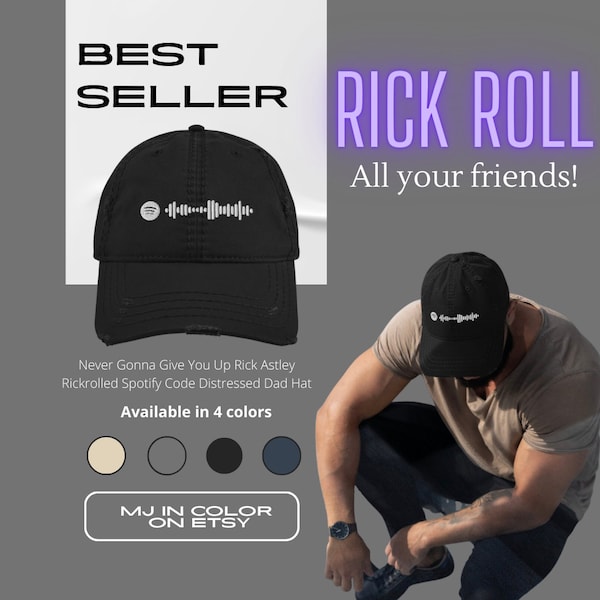 Rickroll Spotify Code - Etsy