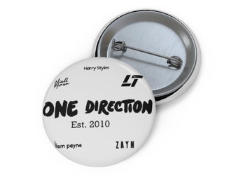 One Direction Button | Etsy