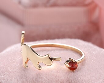 Cat Shaped Ring | Etsy