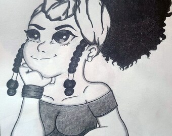 Hand Drawing Character Design - Etsy