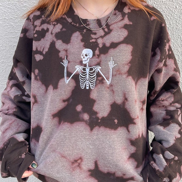 Skeleton Flip Off - Etsy