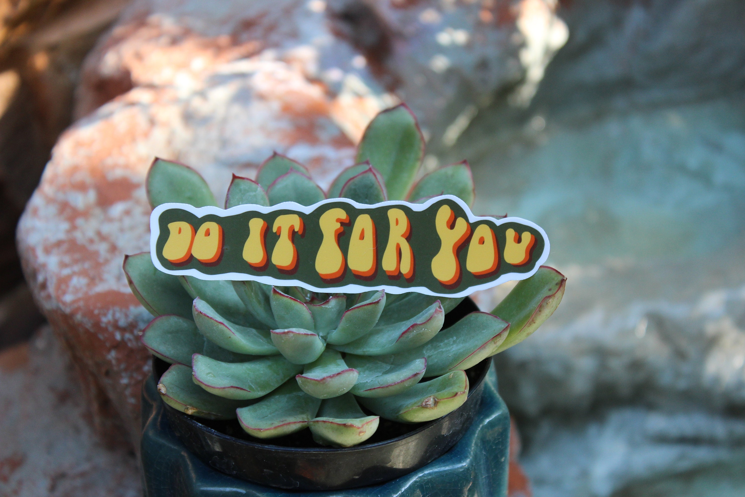 Do It for You Green Sticker Weatherproof Sticker - Etsy