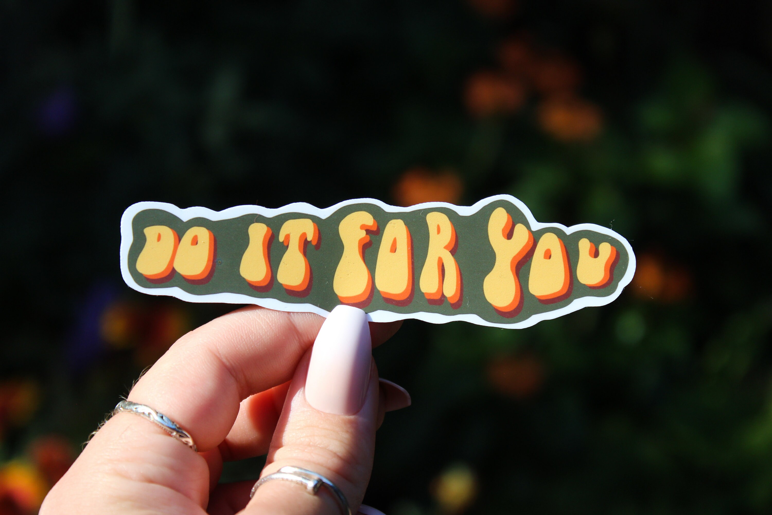 Do It for You Green Sticker Weatherproof Sticker - Etsy