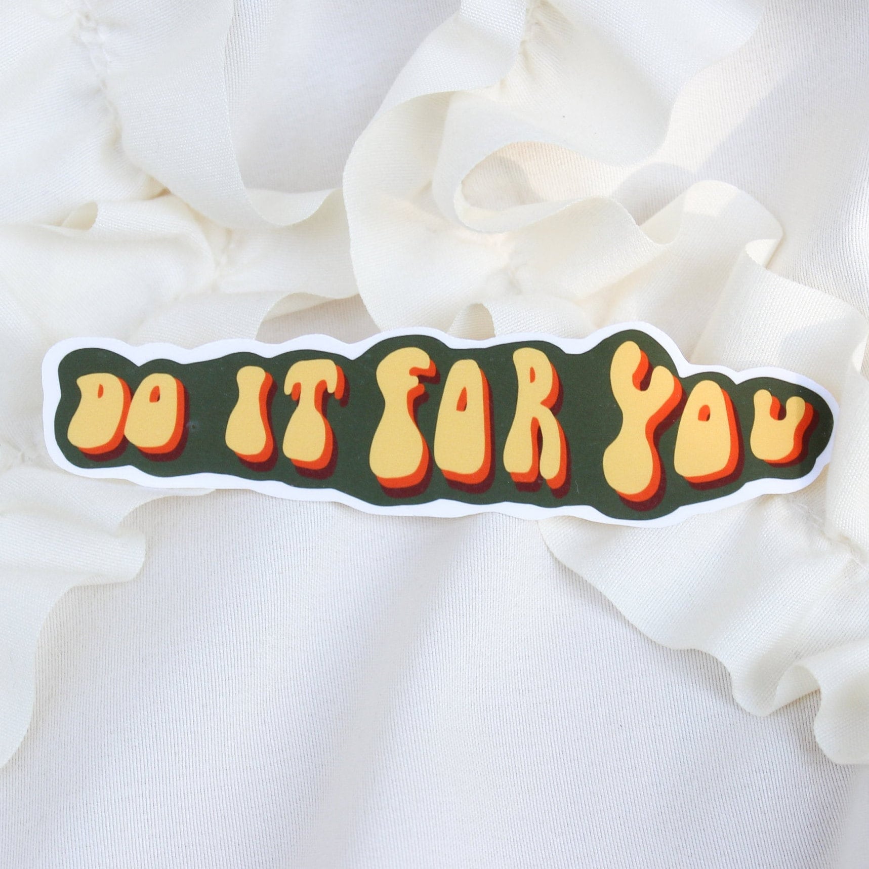 Do It for You Green Sticker Weatherproof Sticker - Etsy