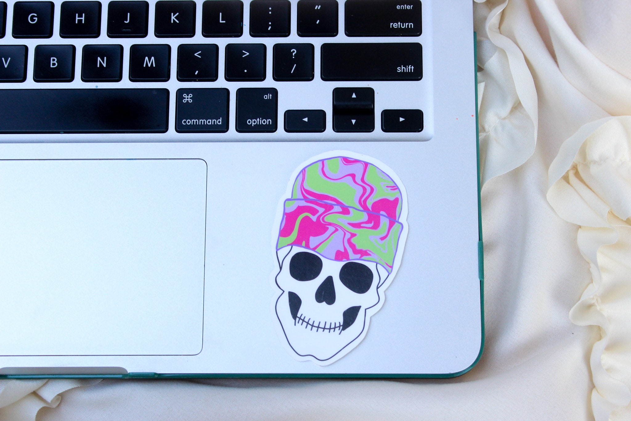 Beanie Skull Sticker Skeleton Sticker Waterproof Sticker - Etsy