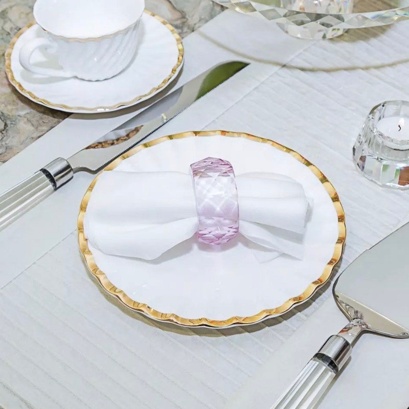 Crystal Napkin Rings - Etsy