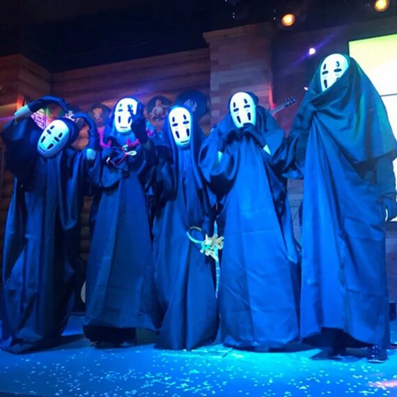 No Face Cosplay Japanese Anime Suit, Halloween Costum… - Gem
