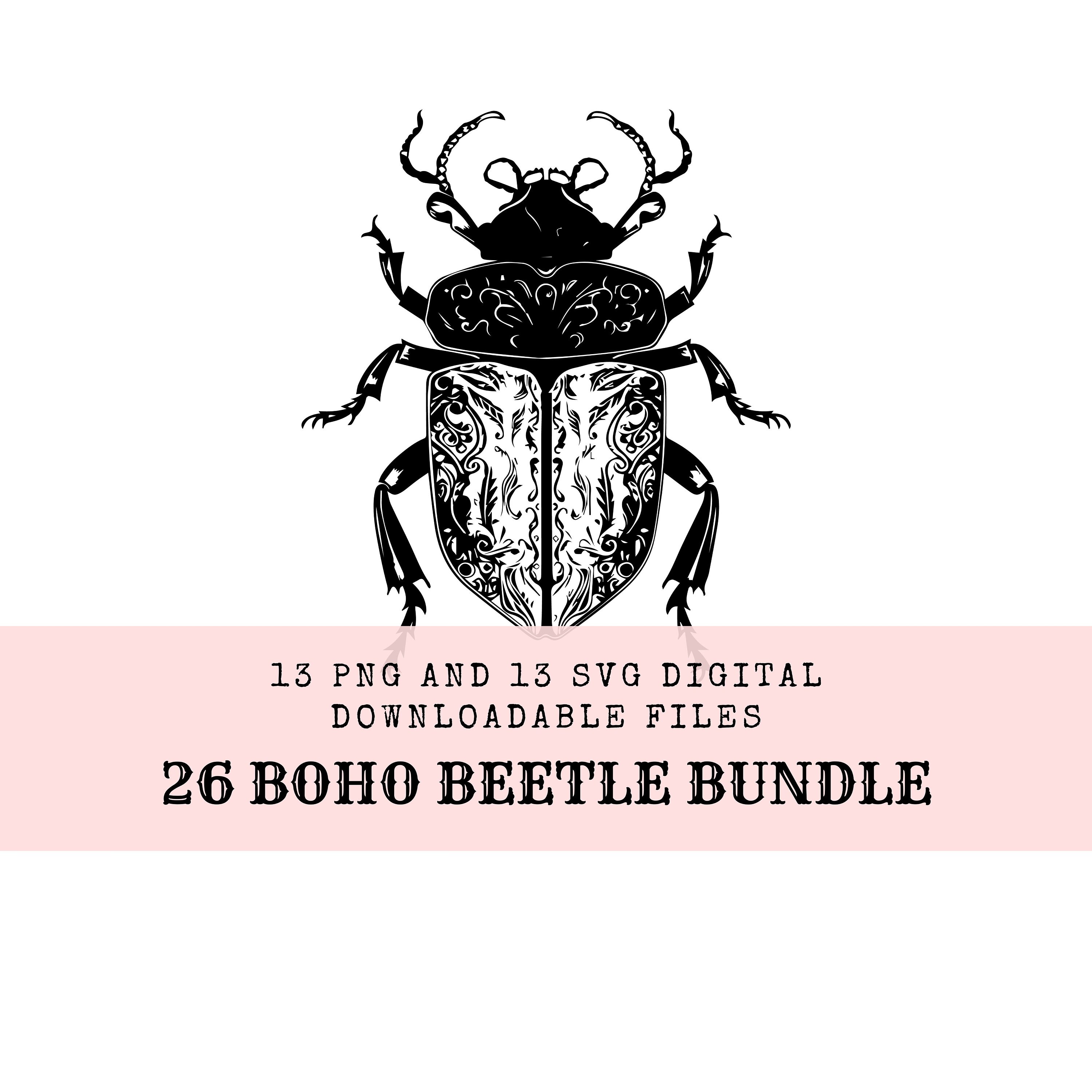 Beetle Logo Svg Cut File Bug Svg Scarab Svg Dung Beetle Svg Egyptian ...