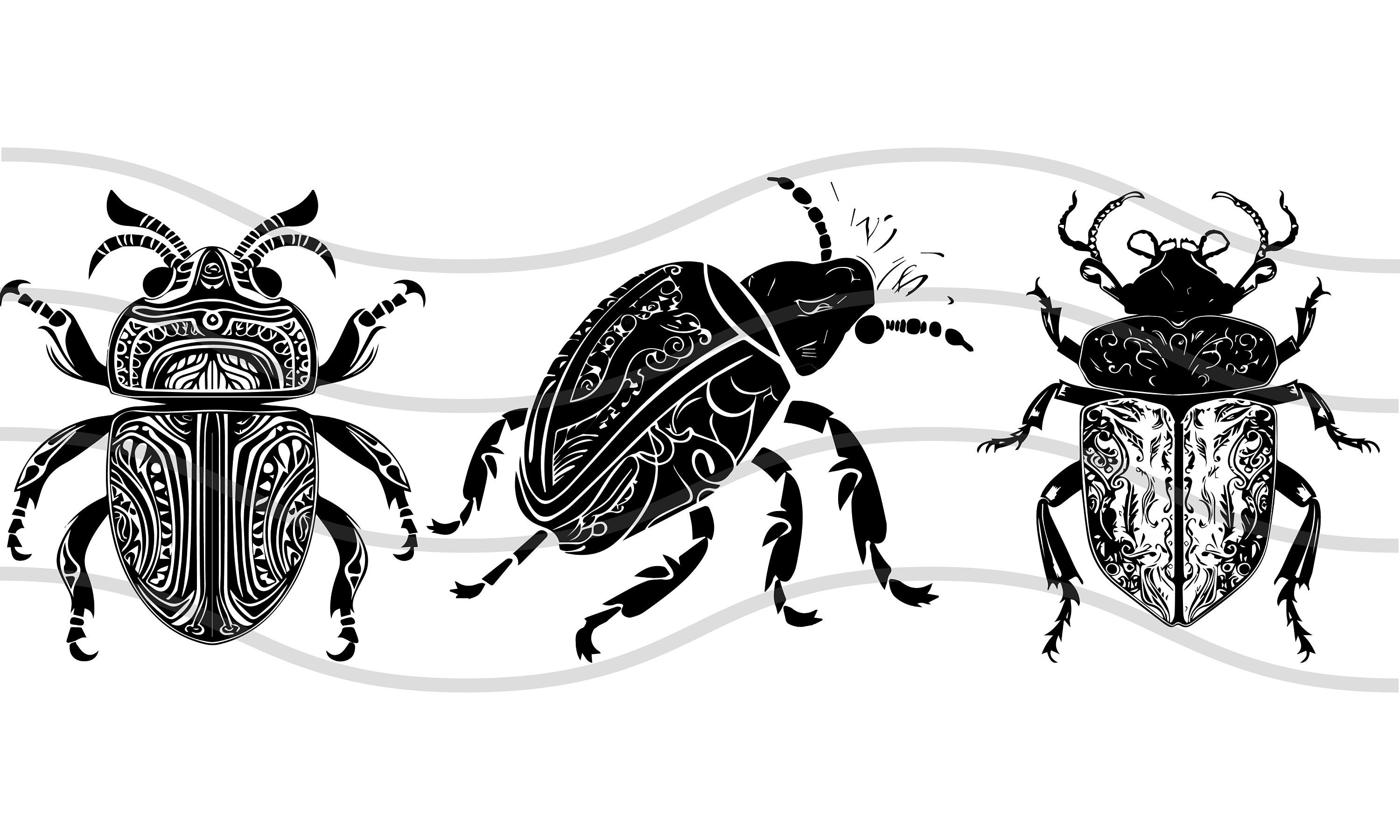Beetle Logo Svg Cut File Bug Svg Scarab Svg Dung Beetle Svg Egyptian ...