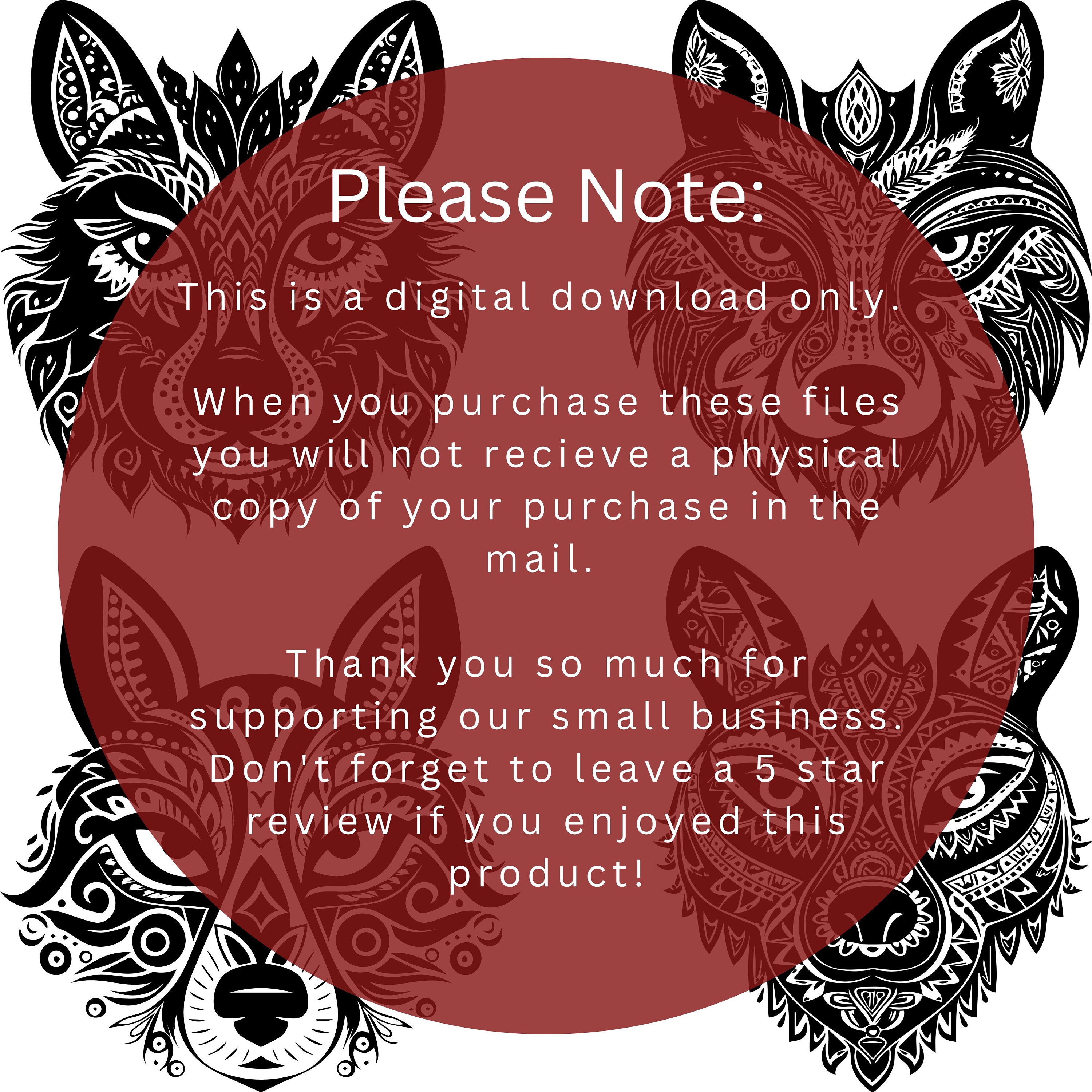 Folk Art Wolf SVG Wolf PNG Nordic Sami Folk Art Commercial Use T-shirt ...
