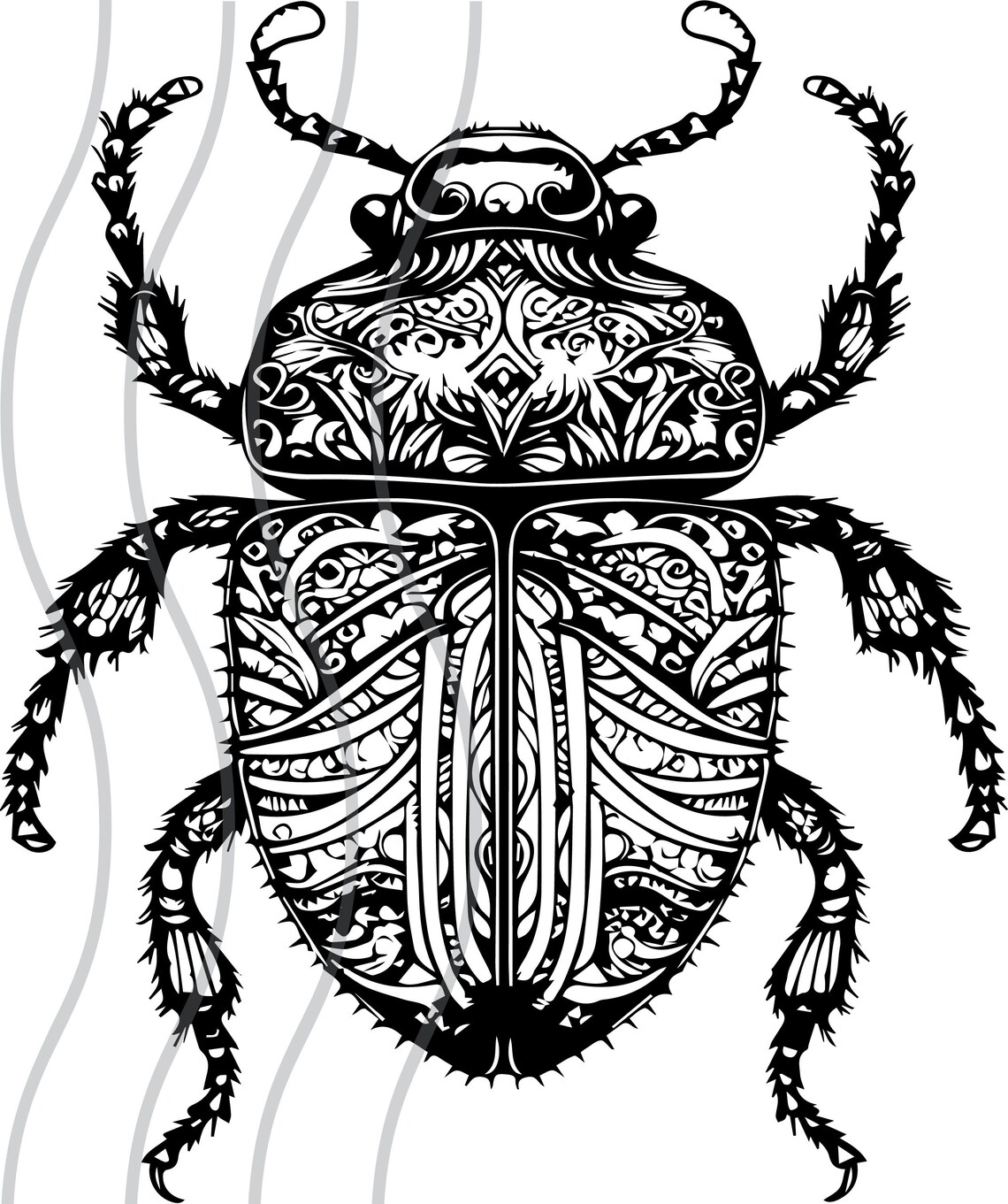 Beetle Logo Svg Cut File Bug Svg Scarab Svg Dung Beetle Svg Egyptian ...