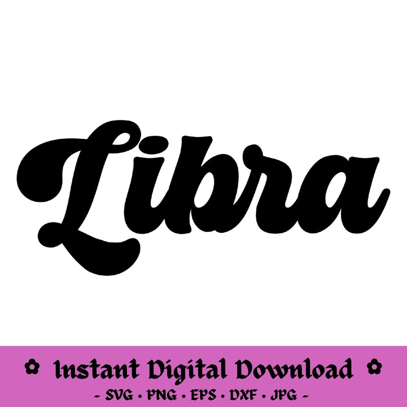 Libra Zodíaco Tipos de archivos SVG, PNG, JPG, dxf y eps Listo para ...