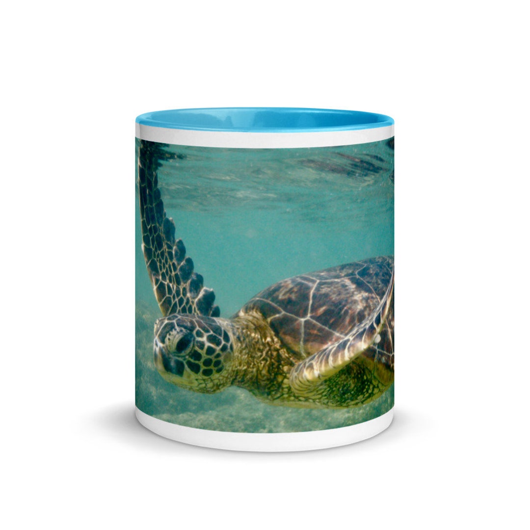 Hawaiian Green Sea Turtle Mug - Etsy