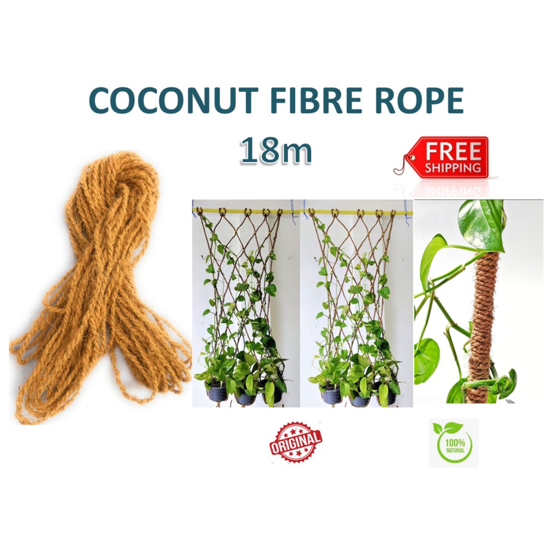 Handmade Coconut Coir Rope Art & Crafts for House Decoration Coconut ...