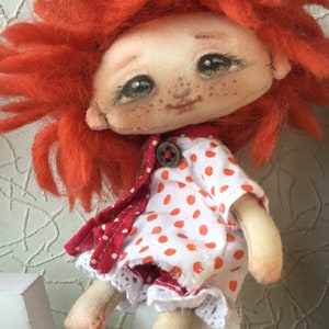 Rag Angel, Textile Doll, Personal Talisman With Wings and Dangling Legs ...