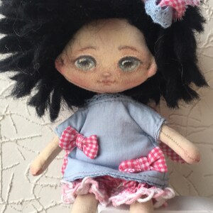 Rag Angel, Textile Doll, Personal Talisman With Wings and Dangling Legs ...