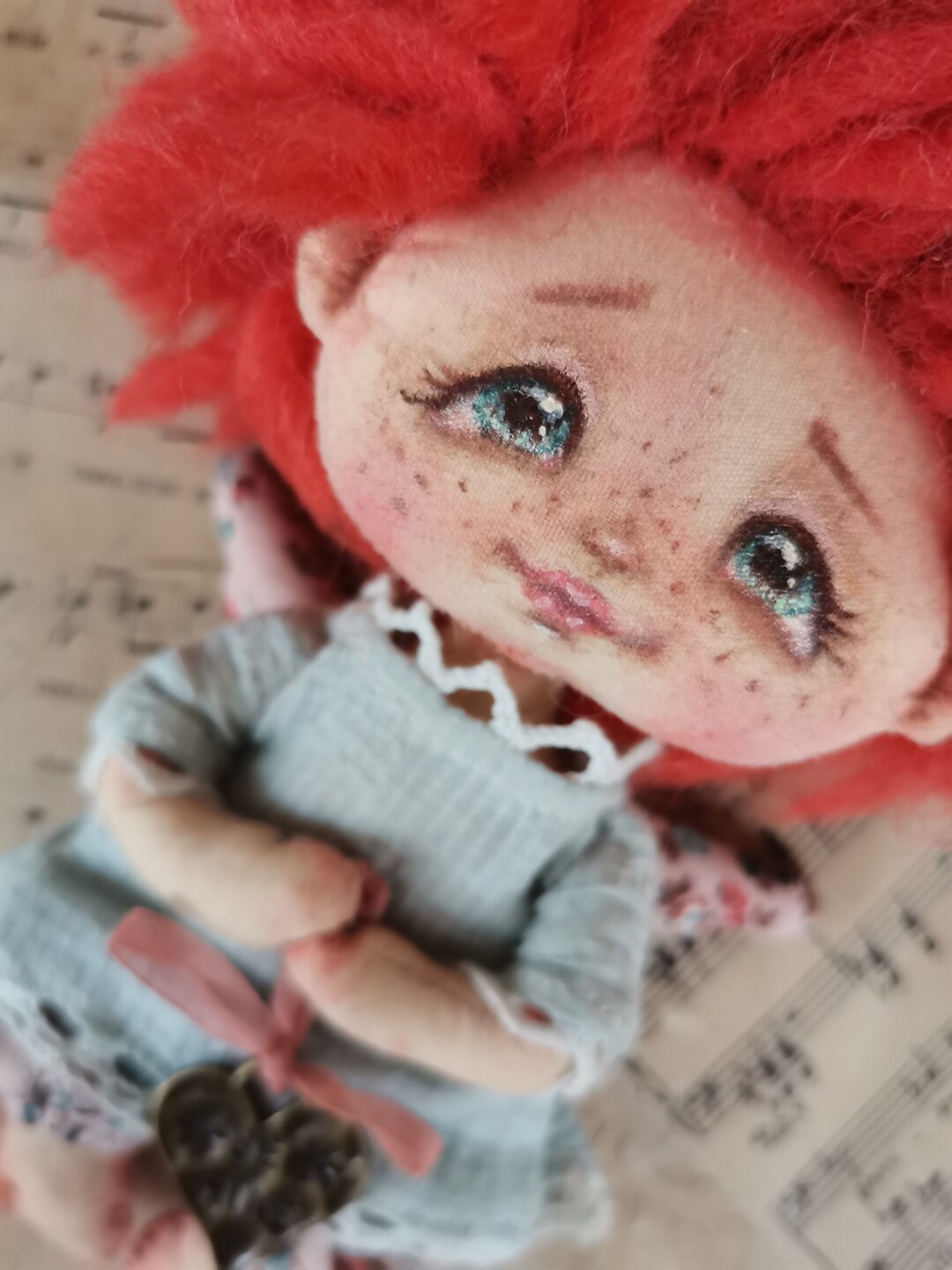 Rag Angel, Textile Doll, Personal Talisman With Wings and Dangling Legs ...